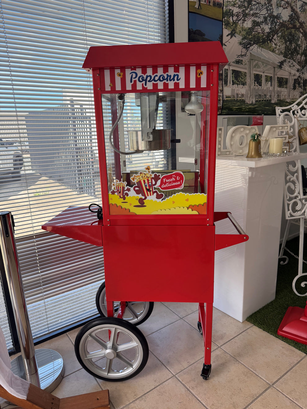 Cart - Popcorn Machine – Noosa Party Hire