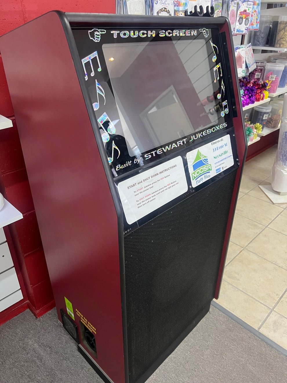 Karaoke Jukebox Touch Screen – Noosa Party Hire